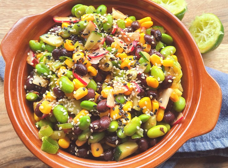 Edamame & Black Bean Salad – Bethany's Vegan Kitchen